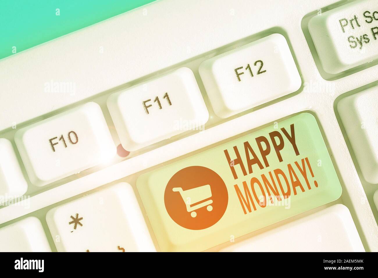 Writing note showing Happy Monday. Business concept for telling that ...