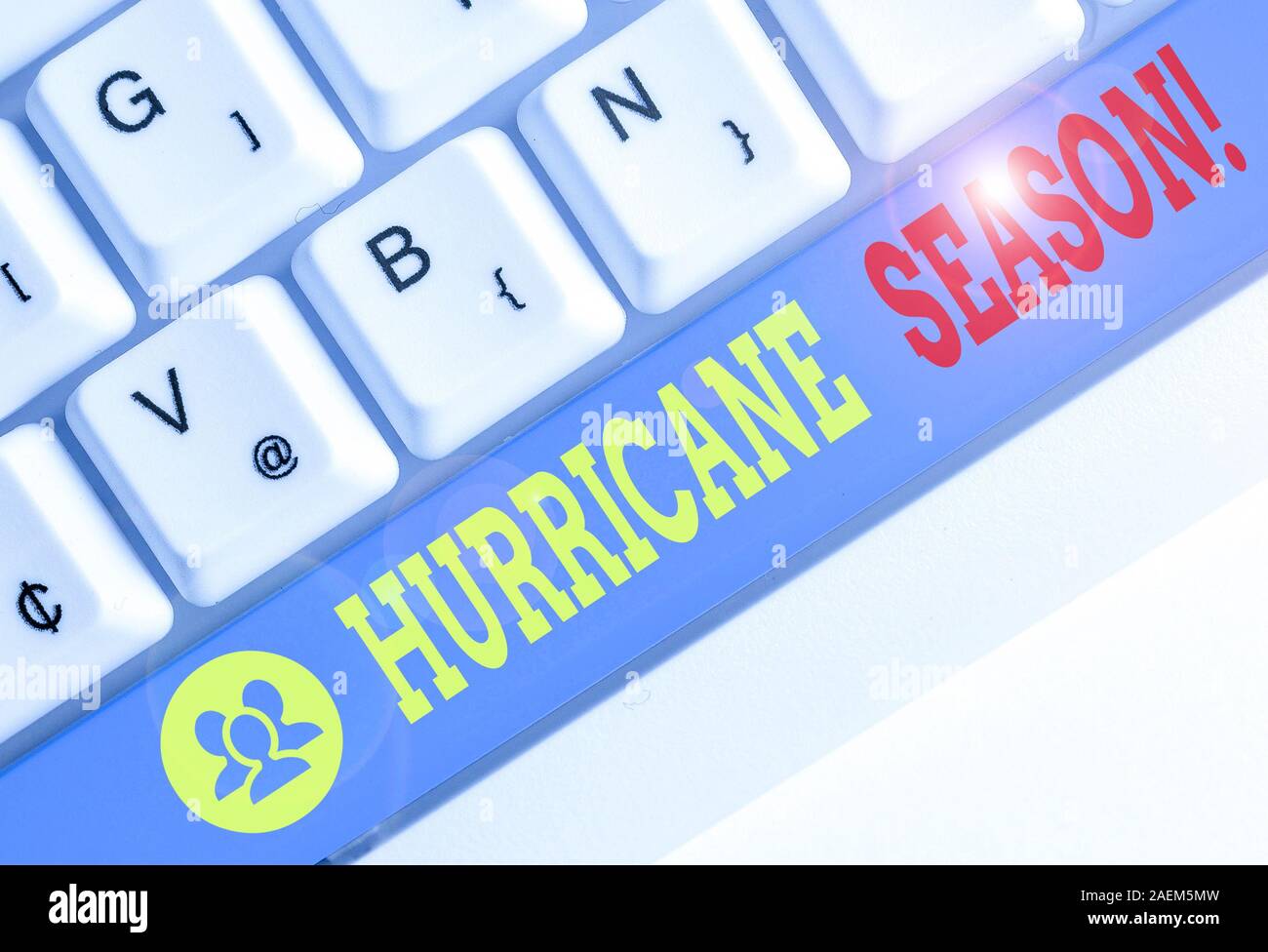 Handwriting text Hurricane Season. Conceptual photo time when most ...