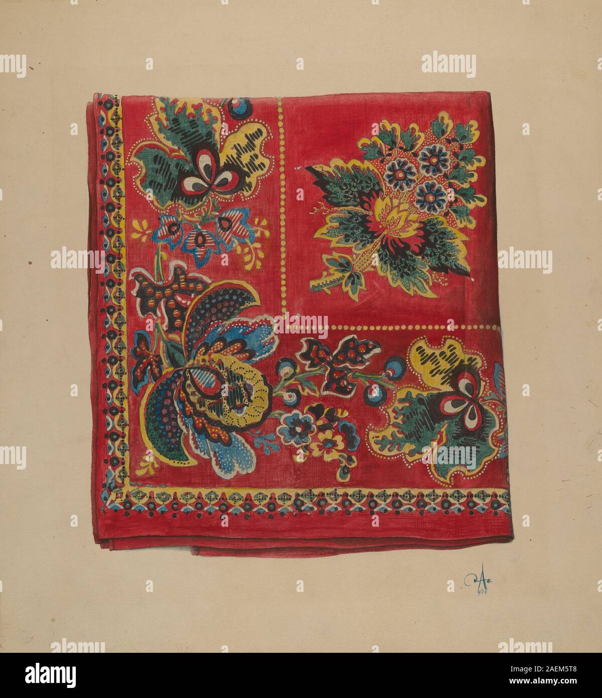 Ralph Atkinson, Economy Red Handkerchief, 1938 Economy Red Handkerchief ...