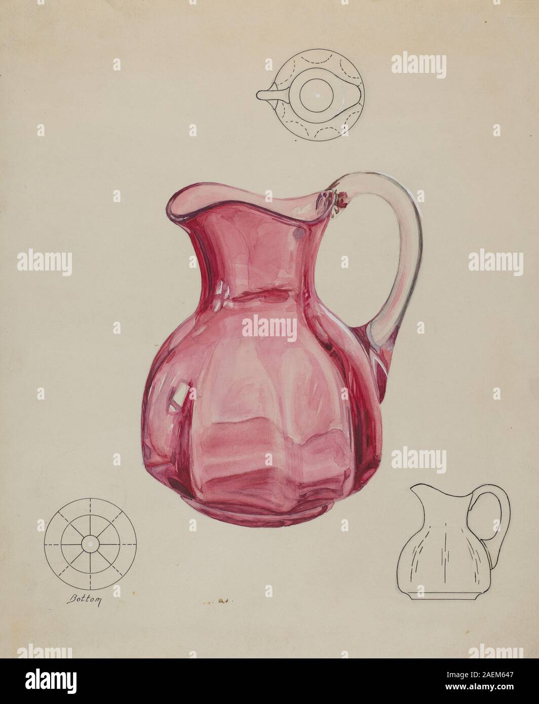 Ralph Atkinson, Ruby Pitcher, c 1936 Ruby Pitcher; c. 1936 Stock Photo ...