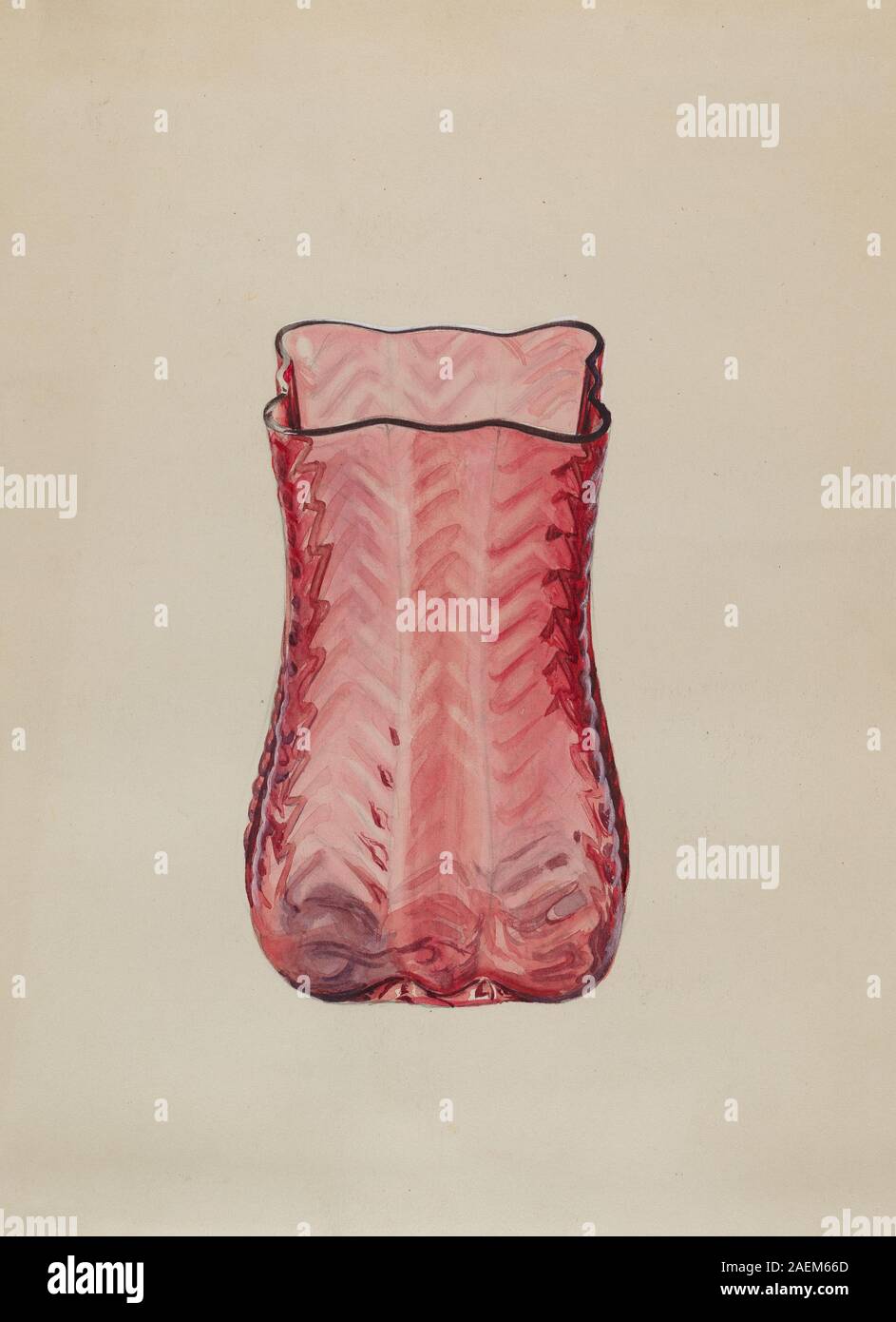 Ralph Atkinson, Ruby Vase, c 1936 Ruby Vase; c. 1936 Stock Photo - Alamy