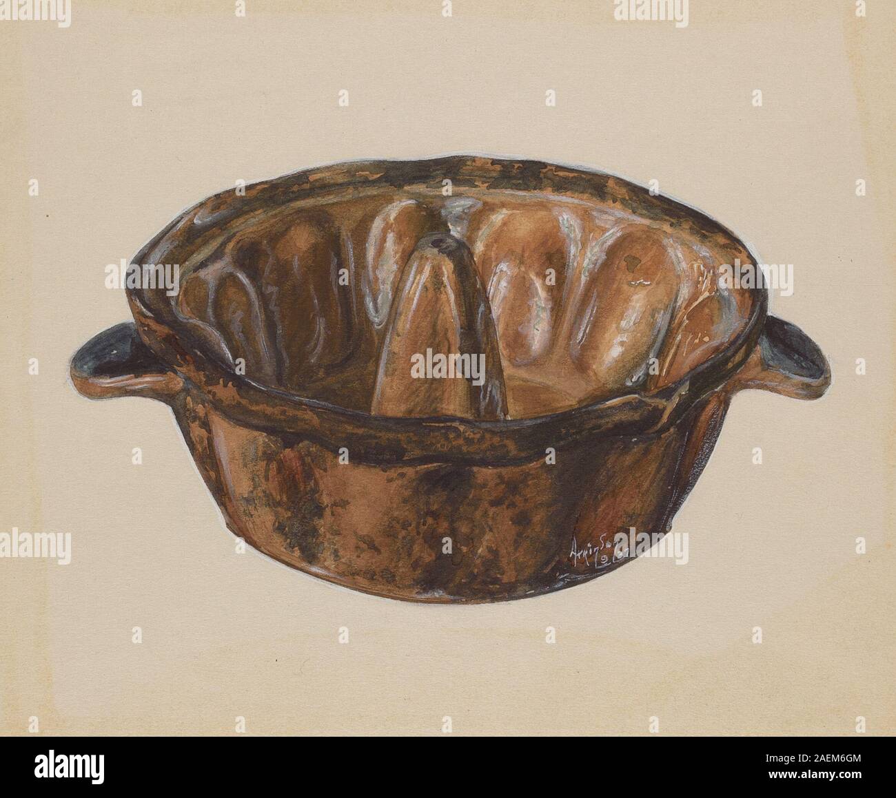 Randolph Atkinson, Cake Mold, 1937 Cake Mold; 1937date Stock Photo - Alamy