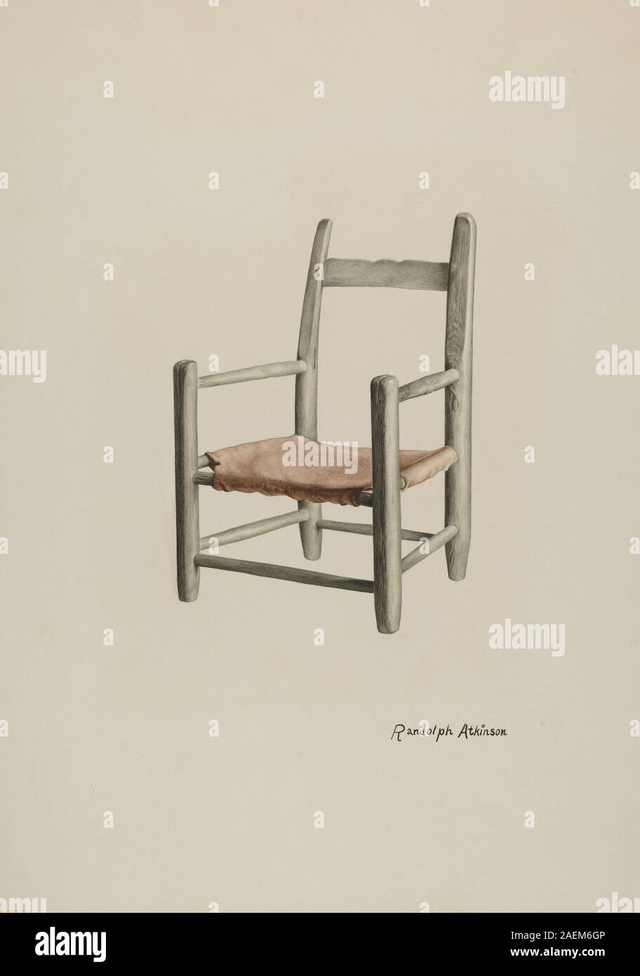 Randolph Atkinson, Child's Chair, c 1940 Child's Chair; c. 1940 Stock ...