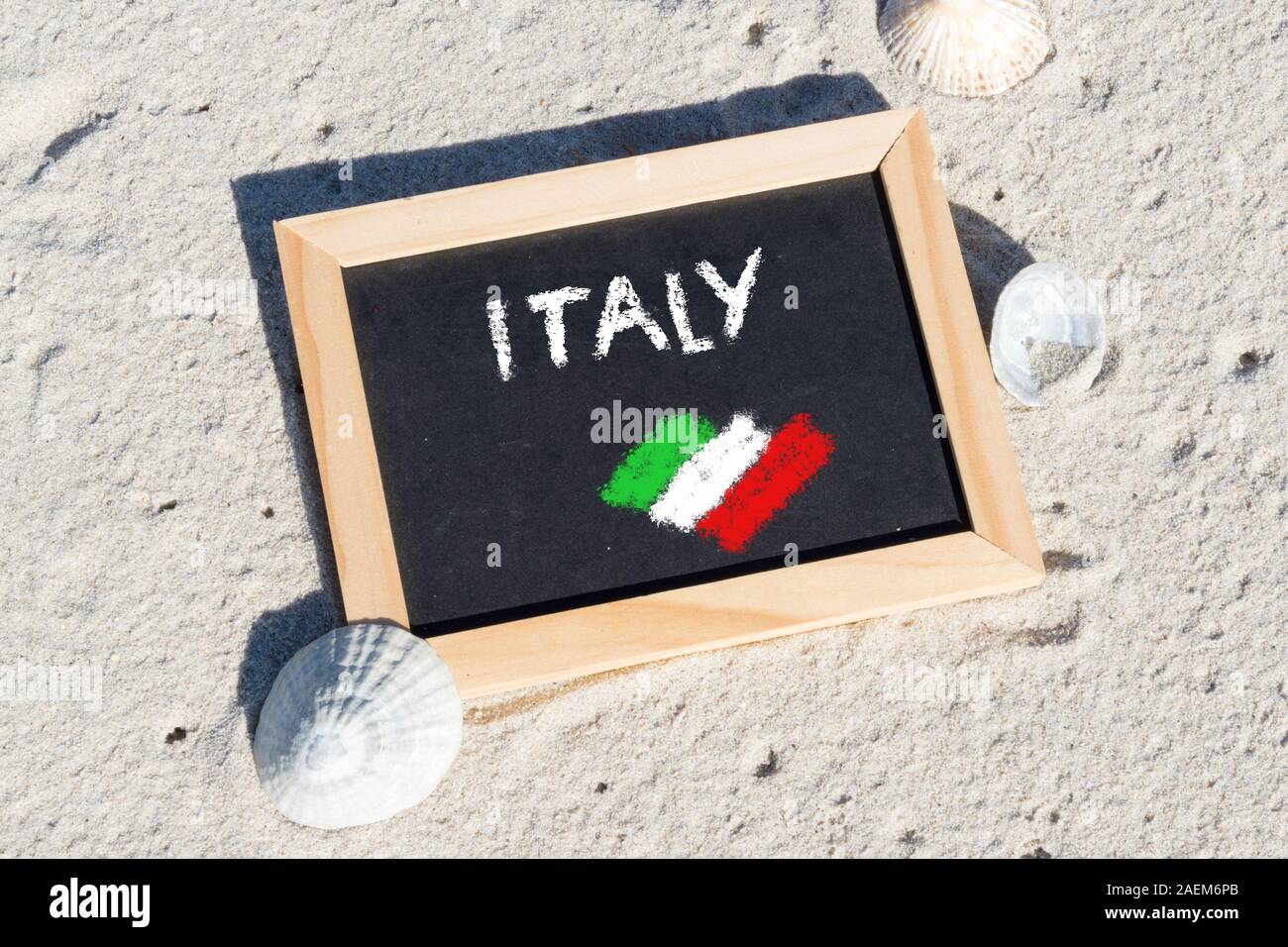 Italy flag word hi-res stock photography and images - Alamy