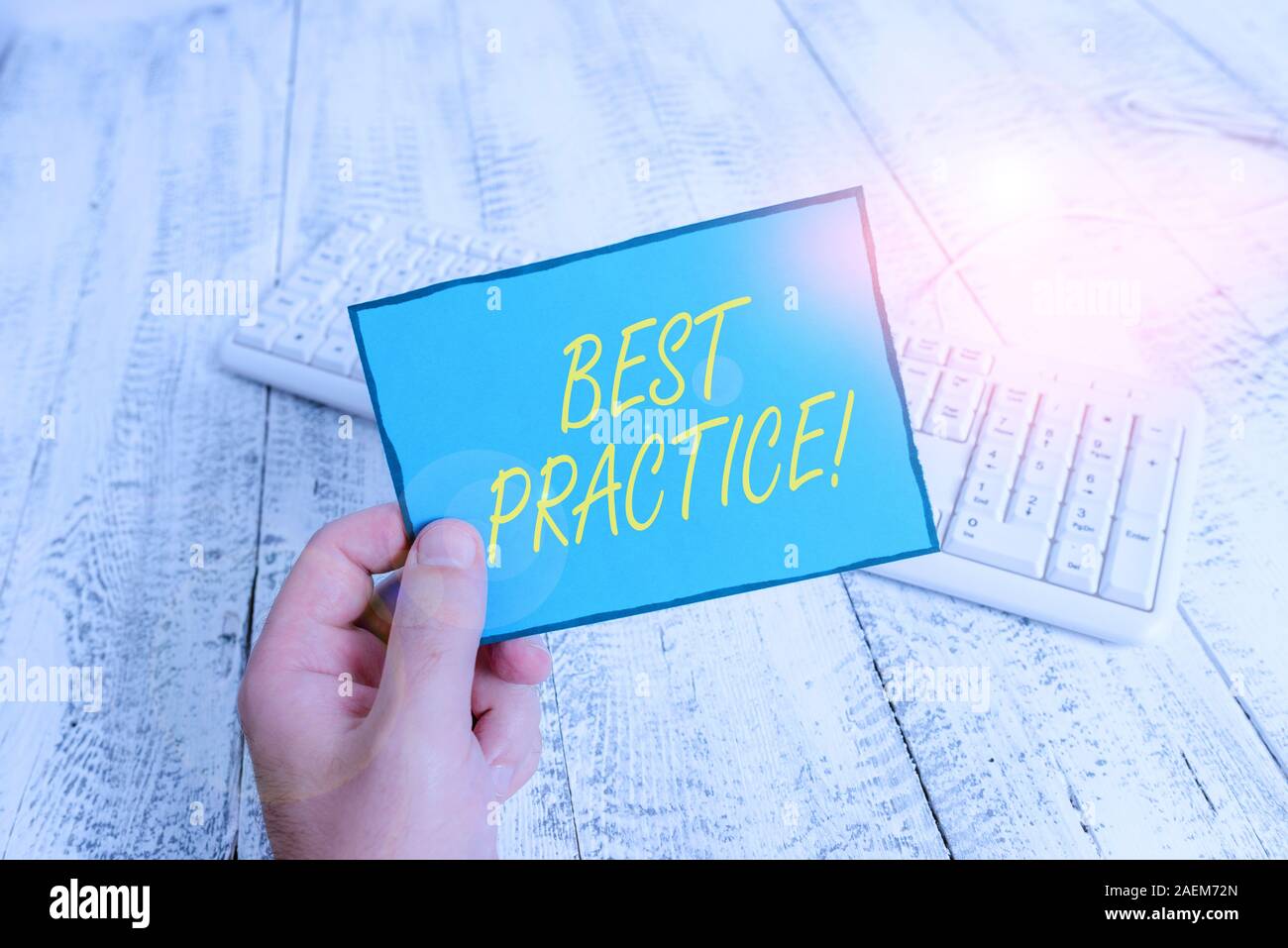Writing note showing Best Practice. Business concept for commercial ...