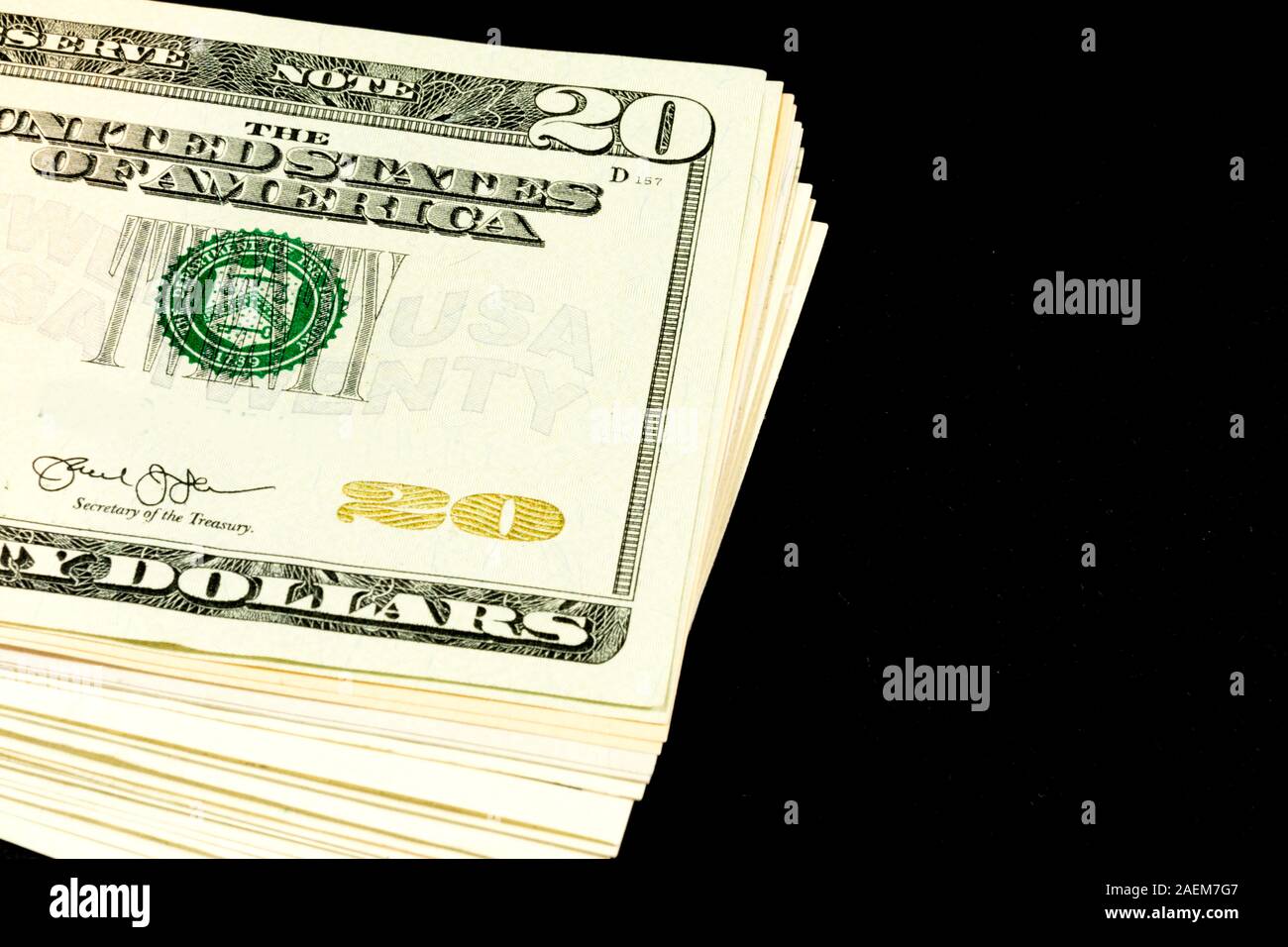Close-up of dollar bills Stock Photo - Alamy