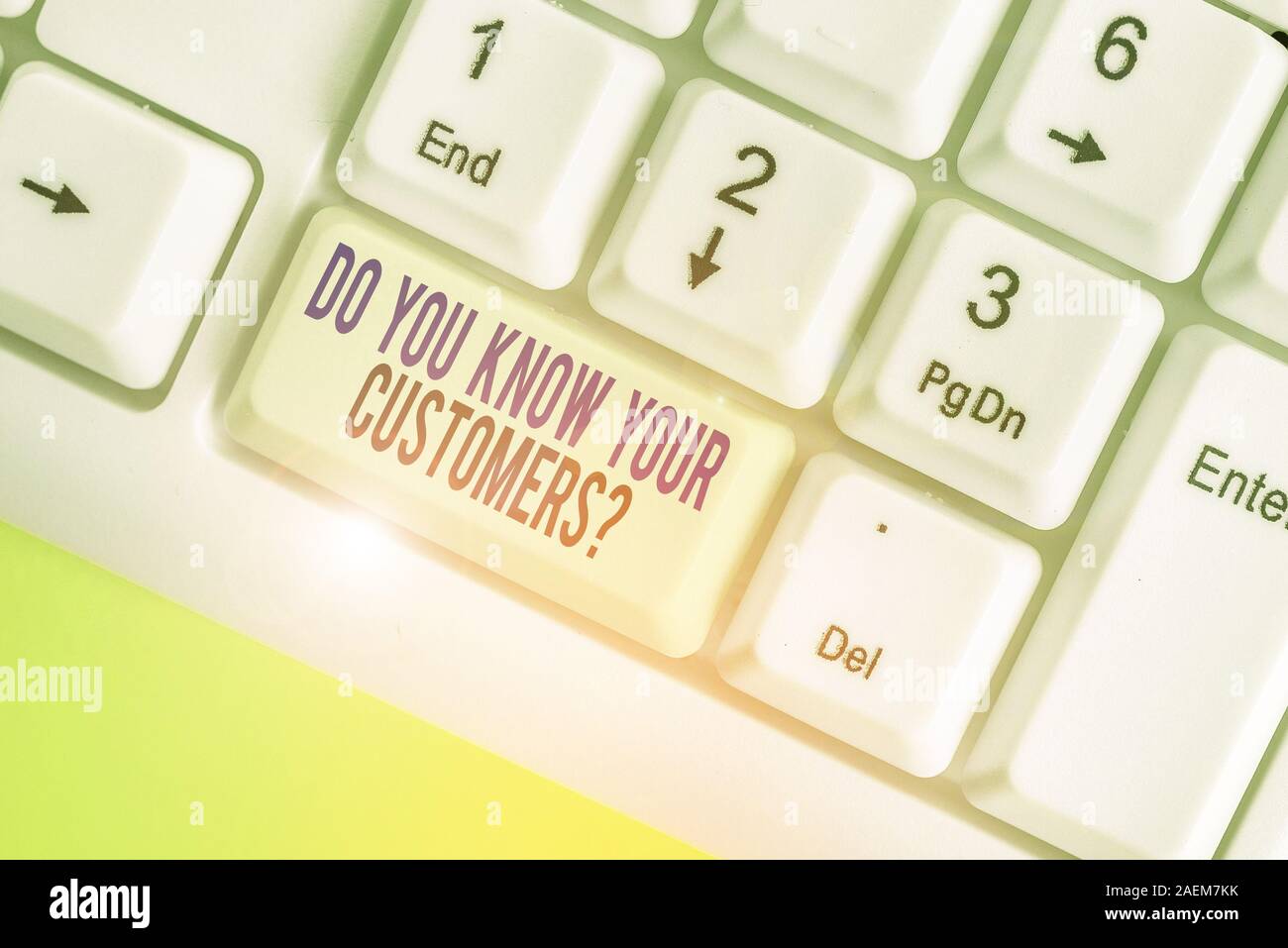 Text sign showing Do You Know Your Customers question. Business photo ...