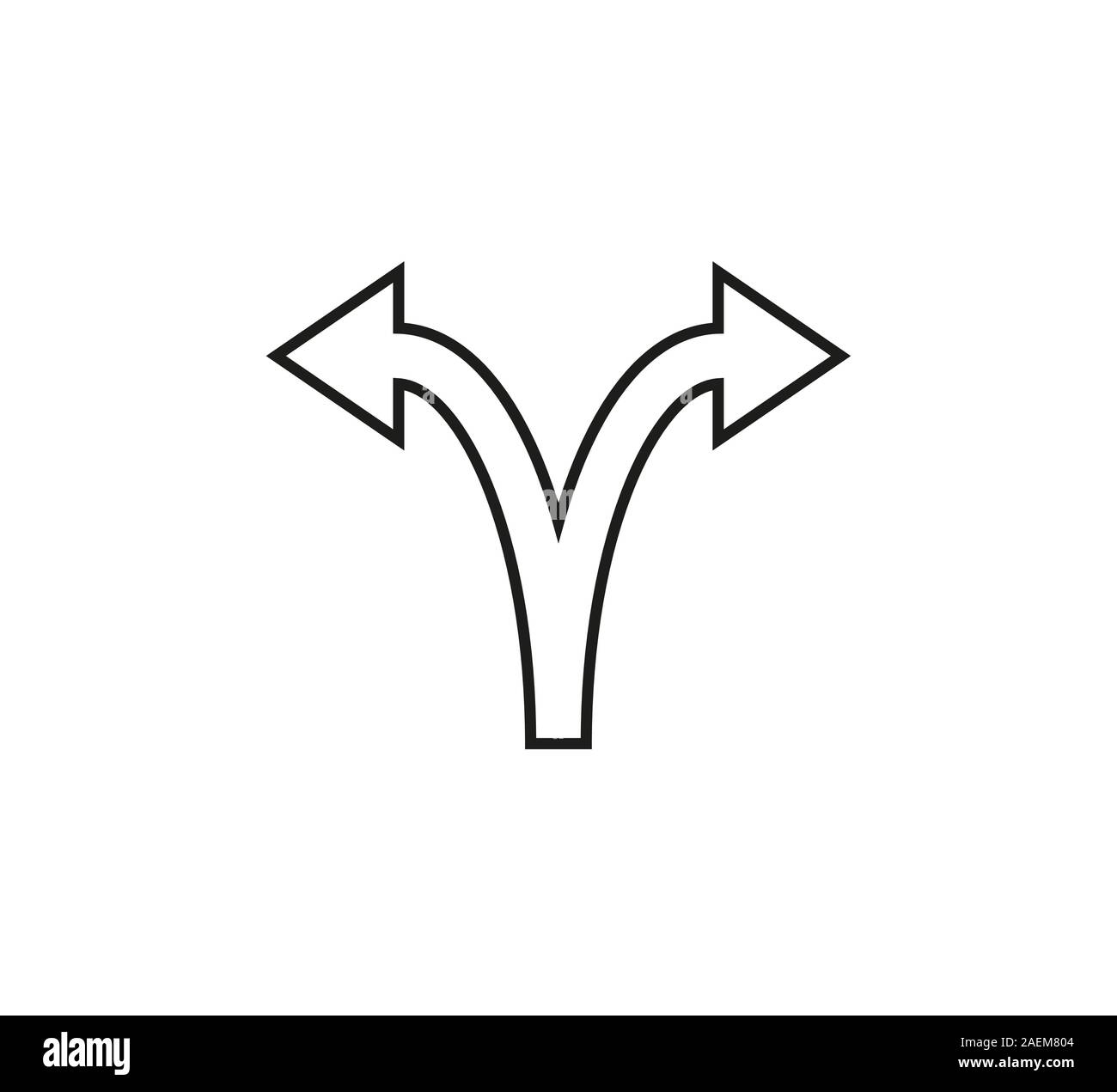 Traffic sign double turn hi-res stock photography and images - Alamy