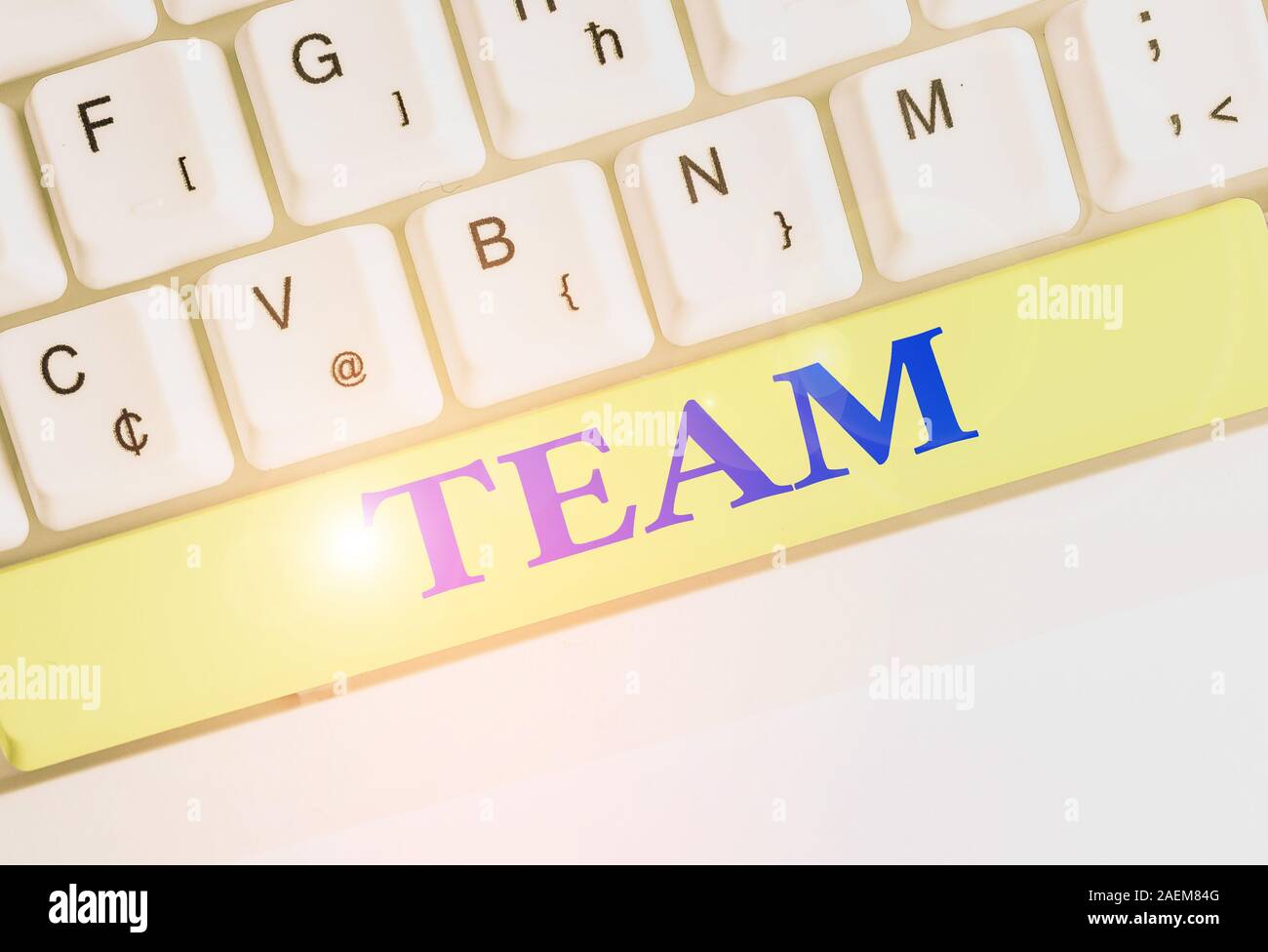 Writing note showing Team. Business concept for Group of showing ...