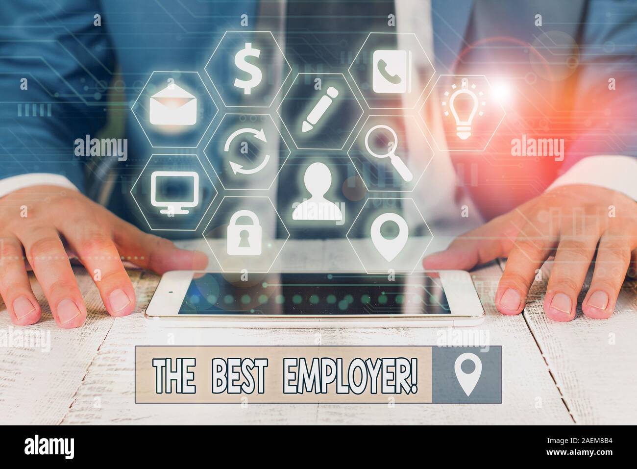 Conceptual hand writing showing The Best Employer. Concept meaning ...