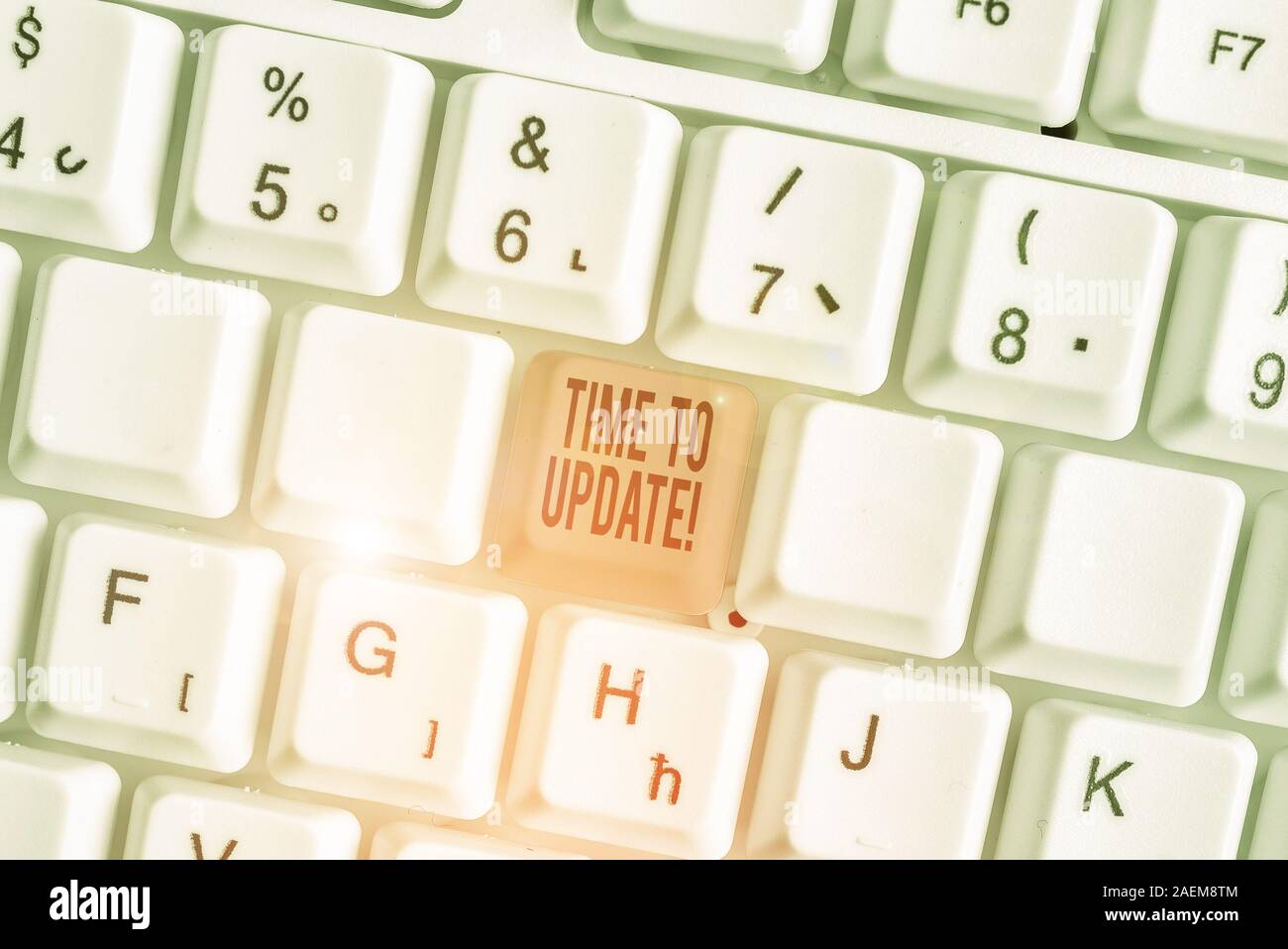 Word writing text Time To Update. Business photo showcasing this is ...