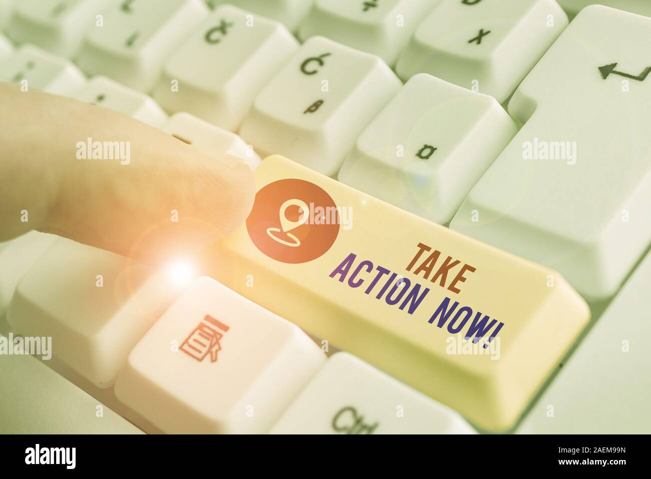 Text sign showing Take Action Now. Business photo showcasing do ...
