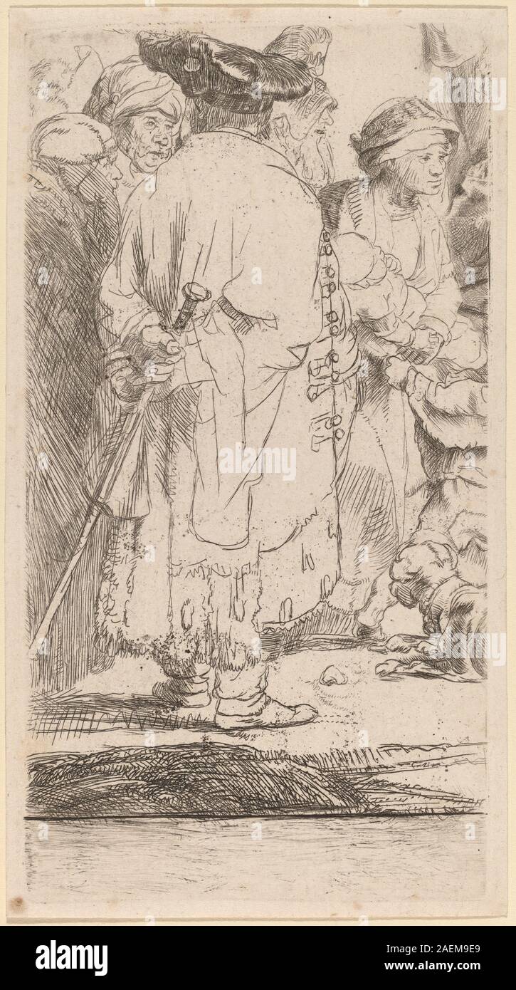 Rembrandt van Rijn and William Baillie, The Man with a Cane (Fragment ...