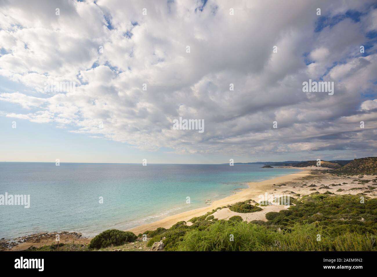 Beautiful beach in Northern Cyprus Stock Photo - Alamy