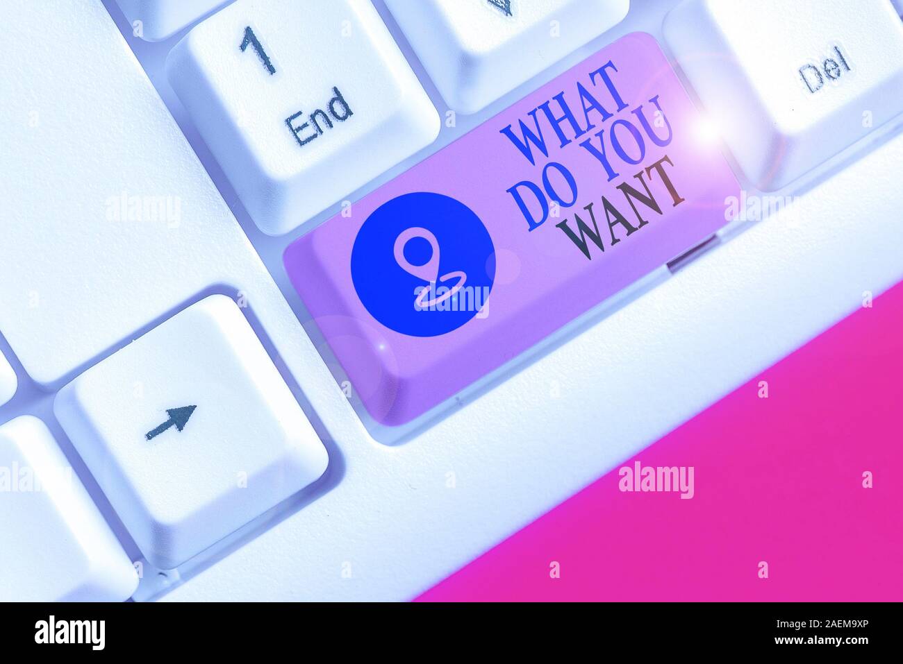 Text sign showing What Do You Want. Business photo showcasing used for ...