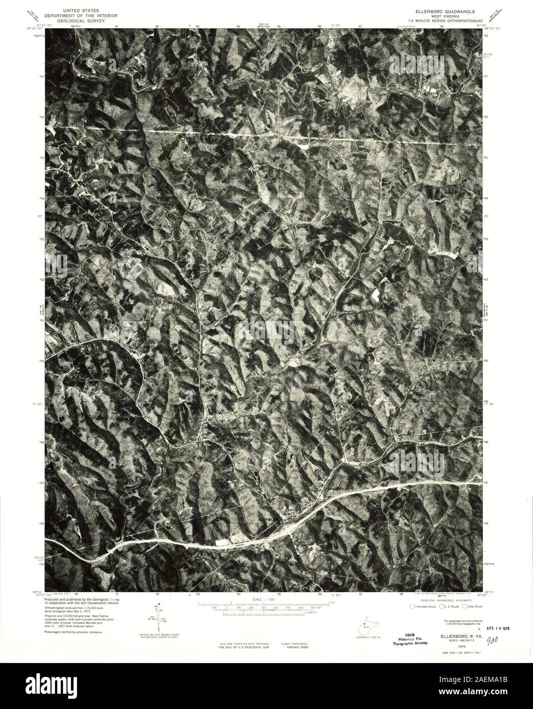 Map of ellenboro hi-res stock photography and images - Alamy