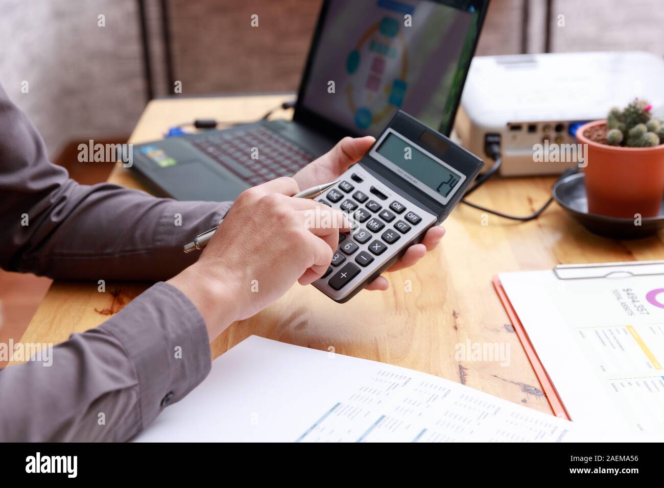 Small and Medium Enterprise Business concept of ,Businessman using ...