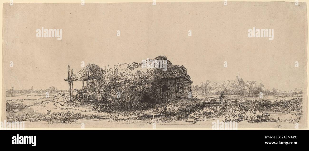 barn drawing realistic