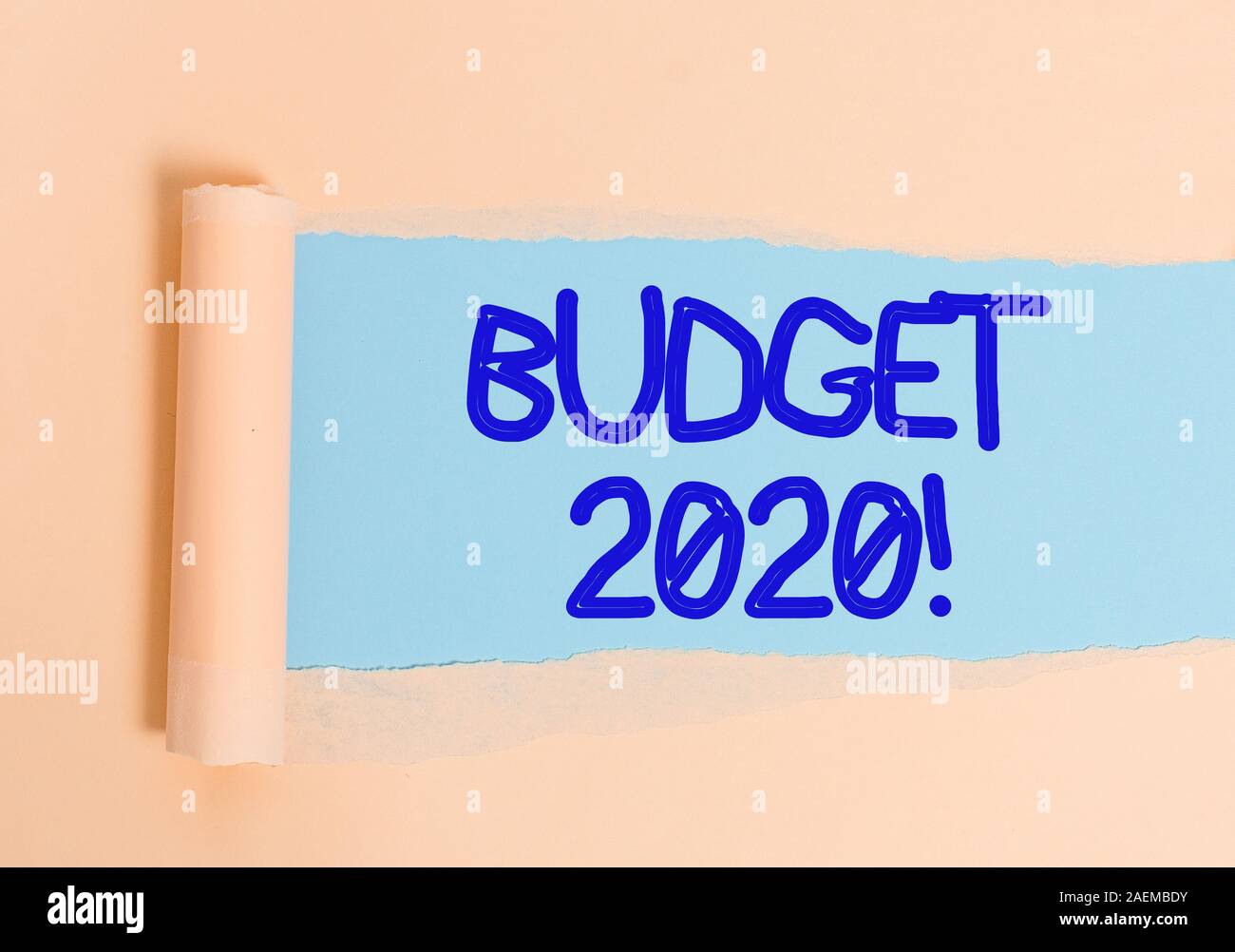 Handwriting text Budget 2020. Conceptual photo estimate of income and ...