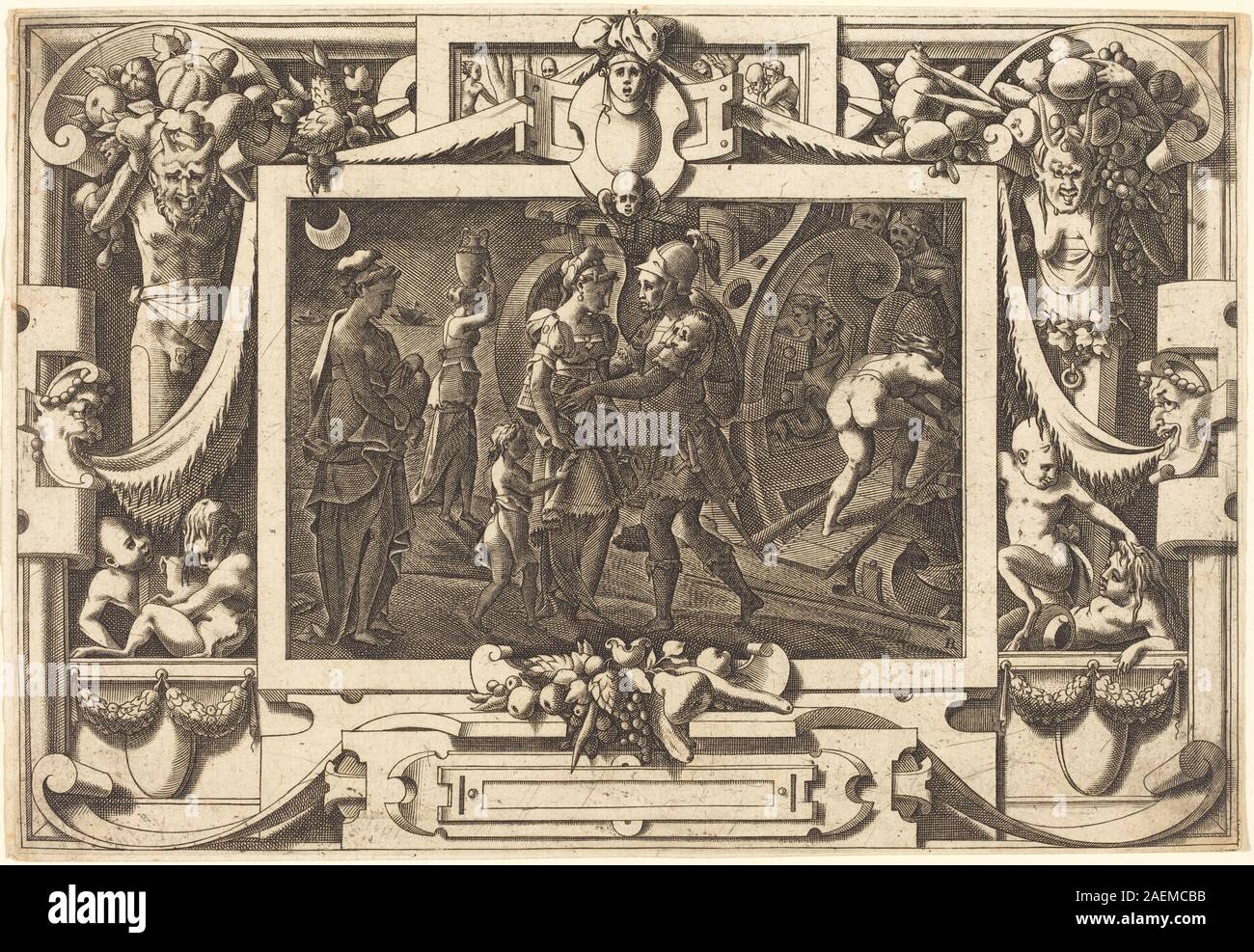 René Boyvin after Leonard Thiry, Medea Embarks with Jason, 1563, Medea ...