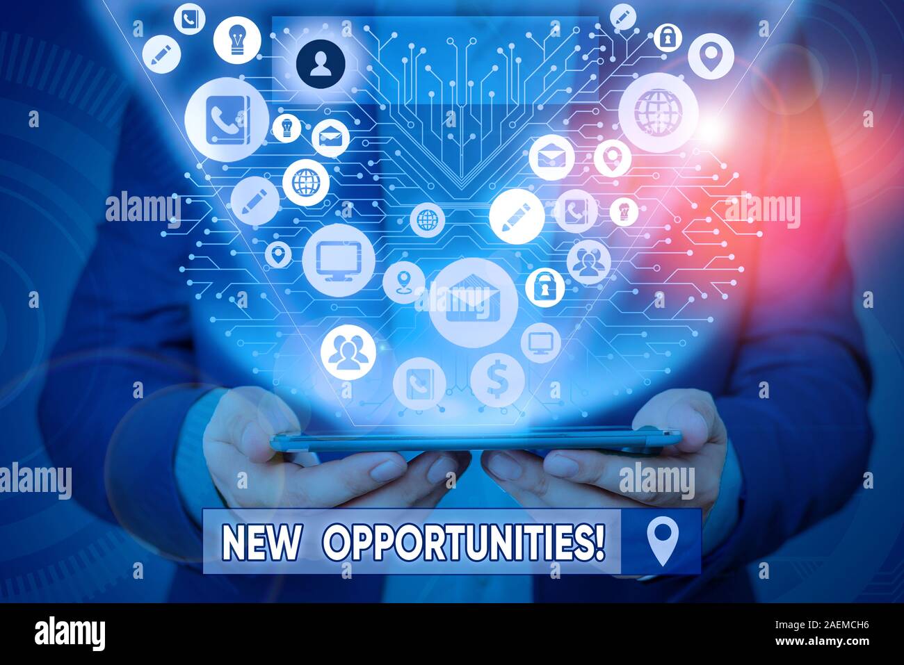 Text sign showing New Opportunities. Business photo showcasing exchange ...