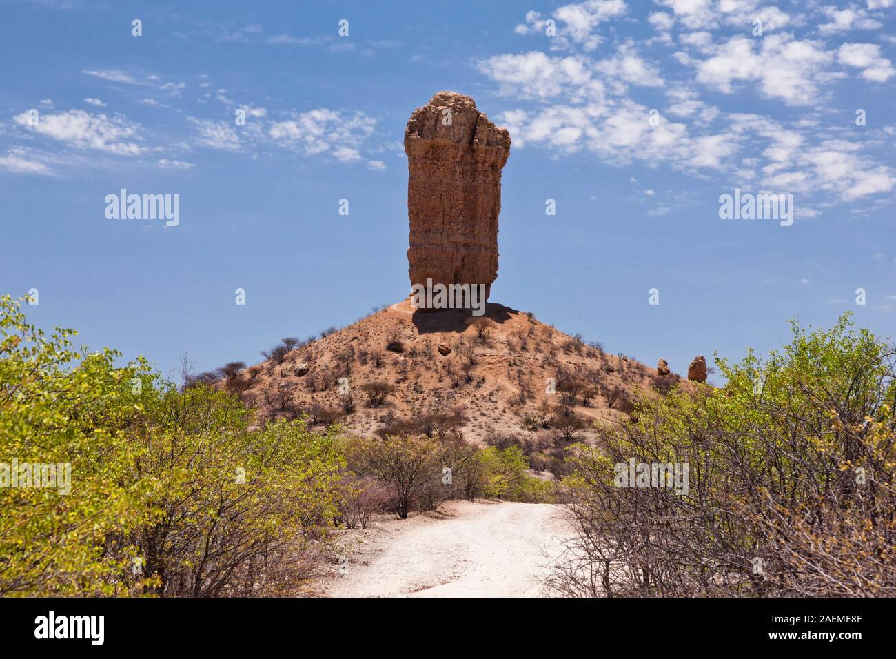 Vingerklip, Finger Rock, Fingerklippe, land mark, near Khorixas ...