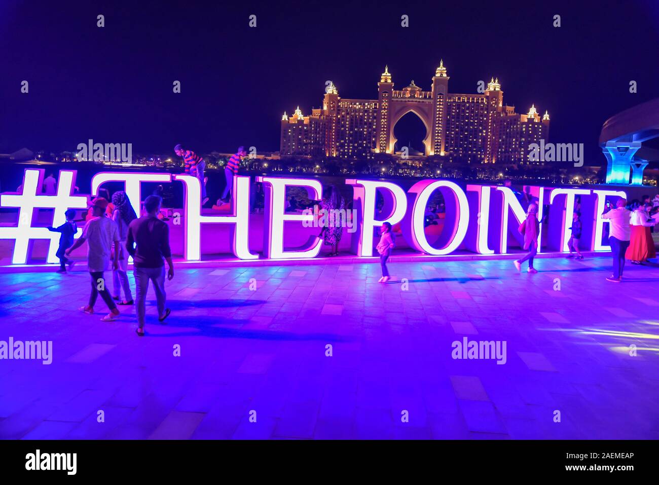The Pointe, Palm Jumeirah, Dubai, United Arab Emirates, December 06 ...