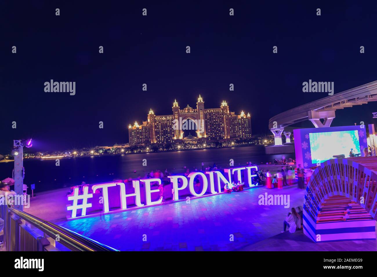 The Pointe, Palm Jumeirah, Dubai, United Arab Emirates, December 06 ...