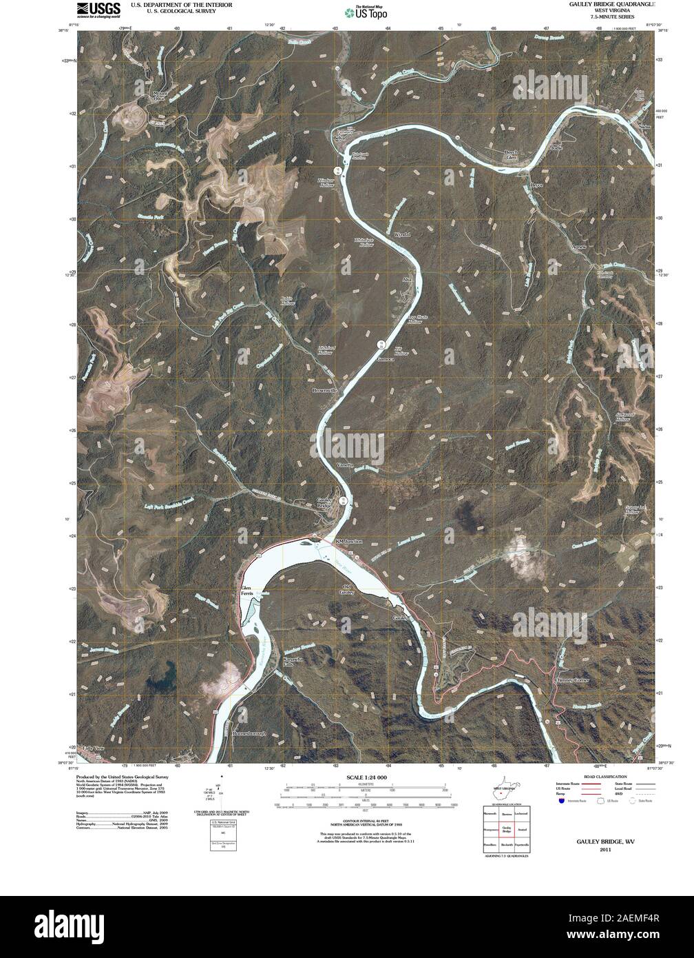 Gauley bridge hi-res stock photography and images - Alamy