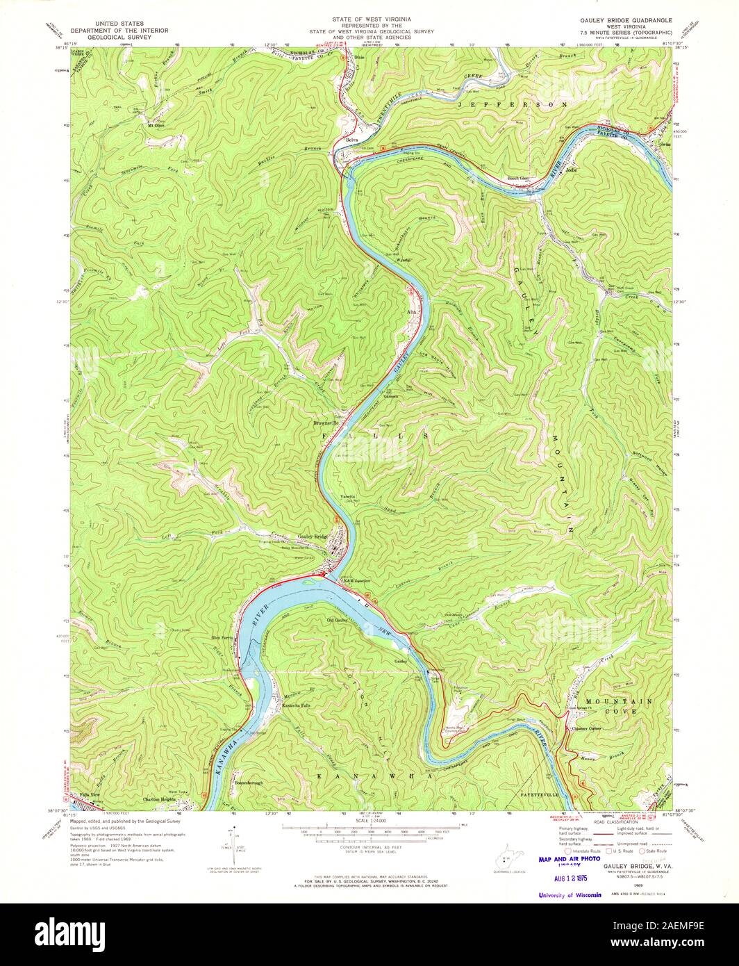 Gauley bridge hi-res stock photography and images - Alamy