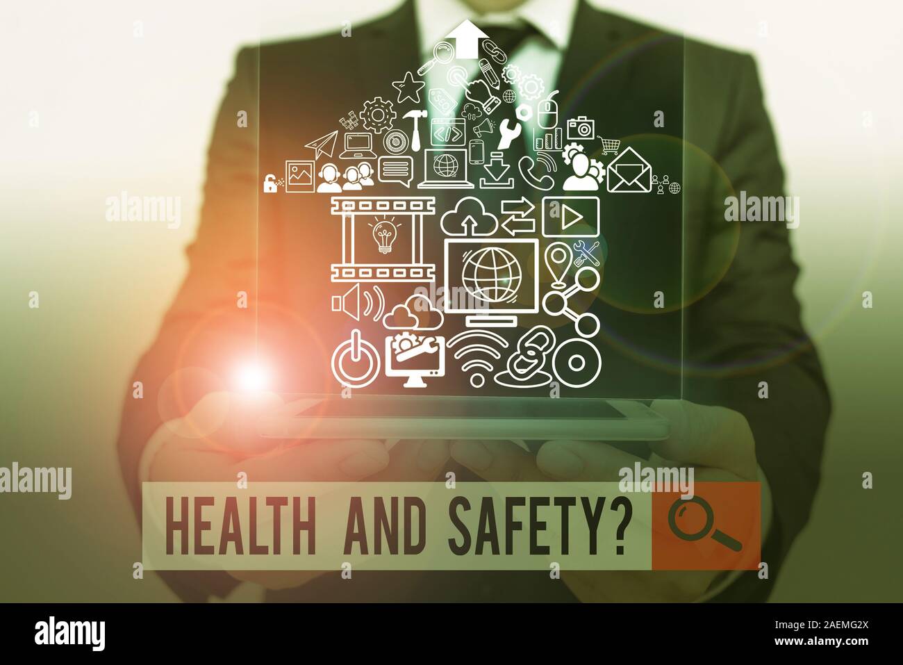 Conceptual hand writing showing Health And Safety Question. Concept ...