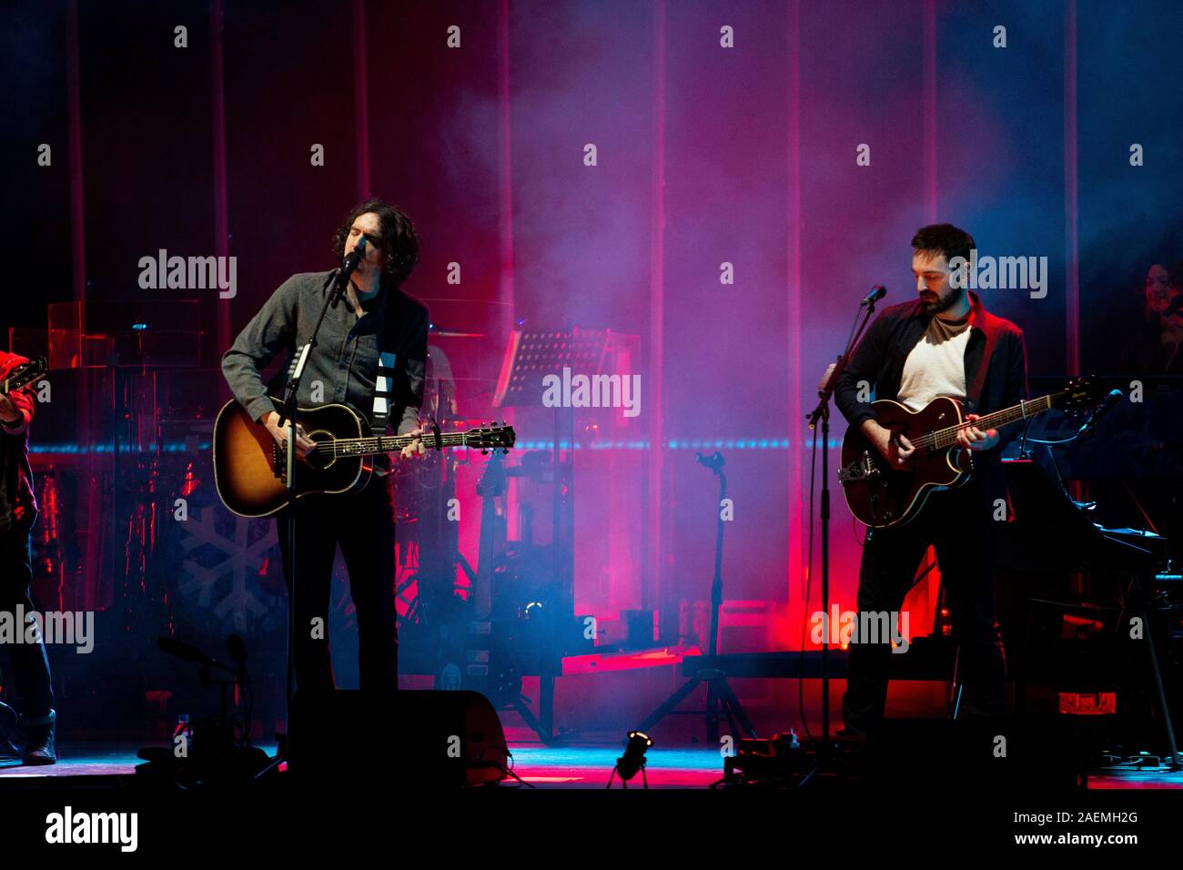 Belfast, UK. 09th Dec, 2019. Gary Lightbody and Nathan Connolly of ...