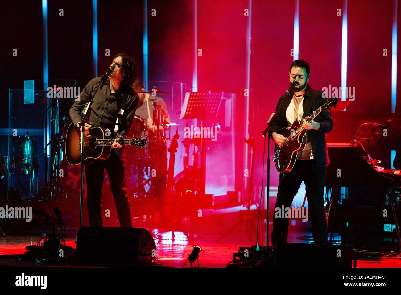 Belfast, UK. 09th Dec, 2019. Gary Lightbody and Nathan Connolly of ...