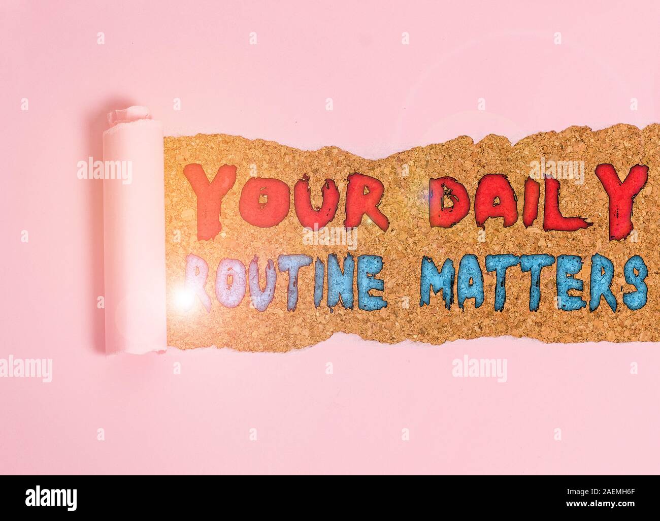 Handwriting text Your Daily Routine Matters. Conceptual photo practice ...