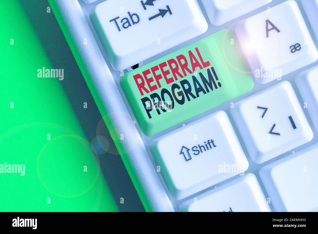 Conceptual hand writing showing Referral Program. Concept meaning ...