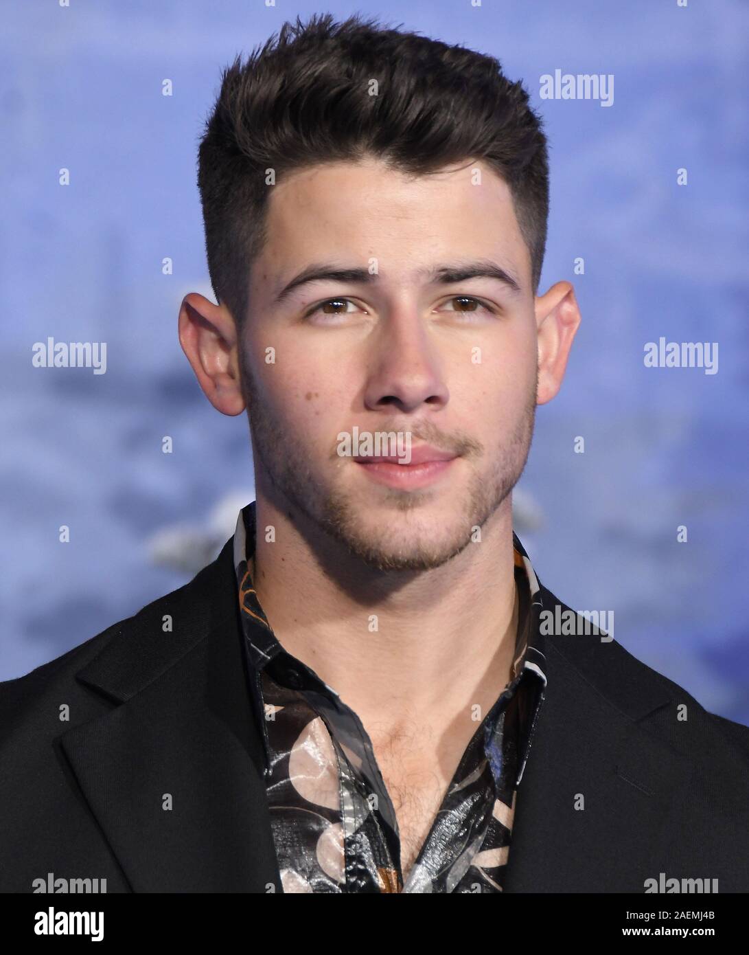 Nick Jonas arrives at the JUMANJI THE NEXT LEVEL Los Angeles Premiere ...