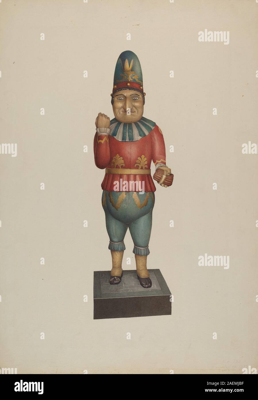 Robert Pohle, Cigar Store Figure - Punch, c 1939, Cigar Store Figure ...