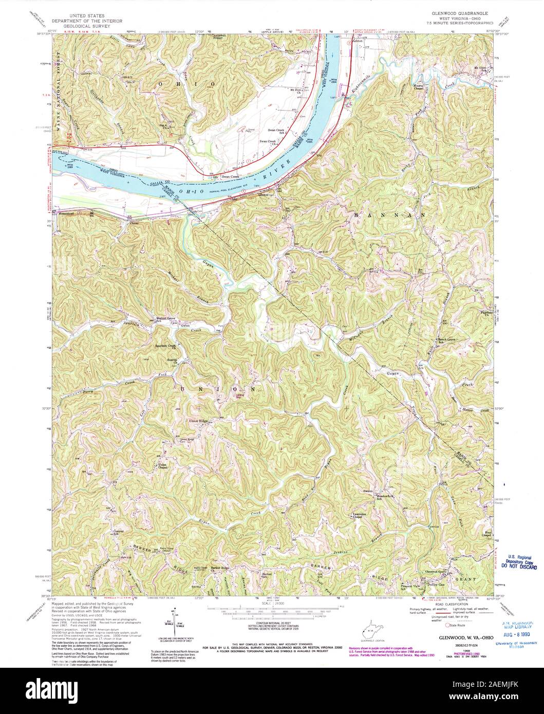 Glenwood map Cut Out Stock Images & Pictures - Alamy