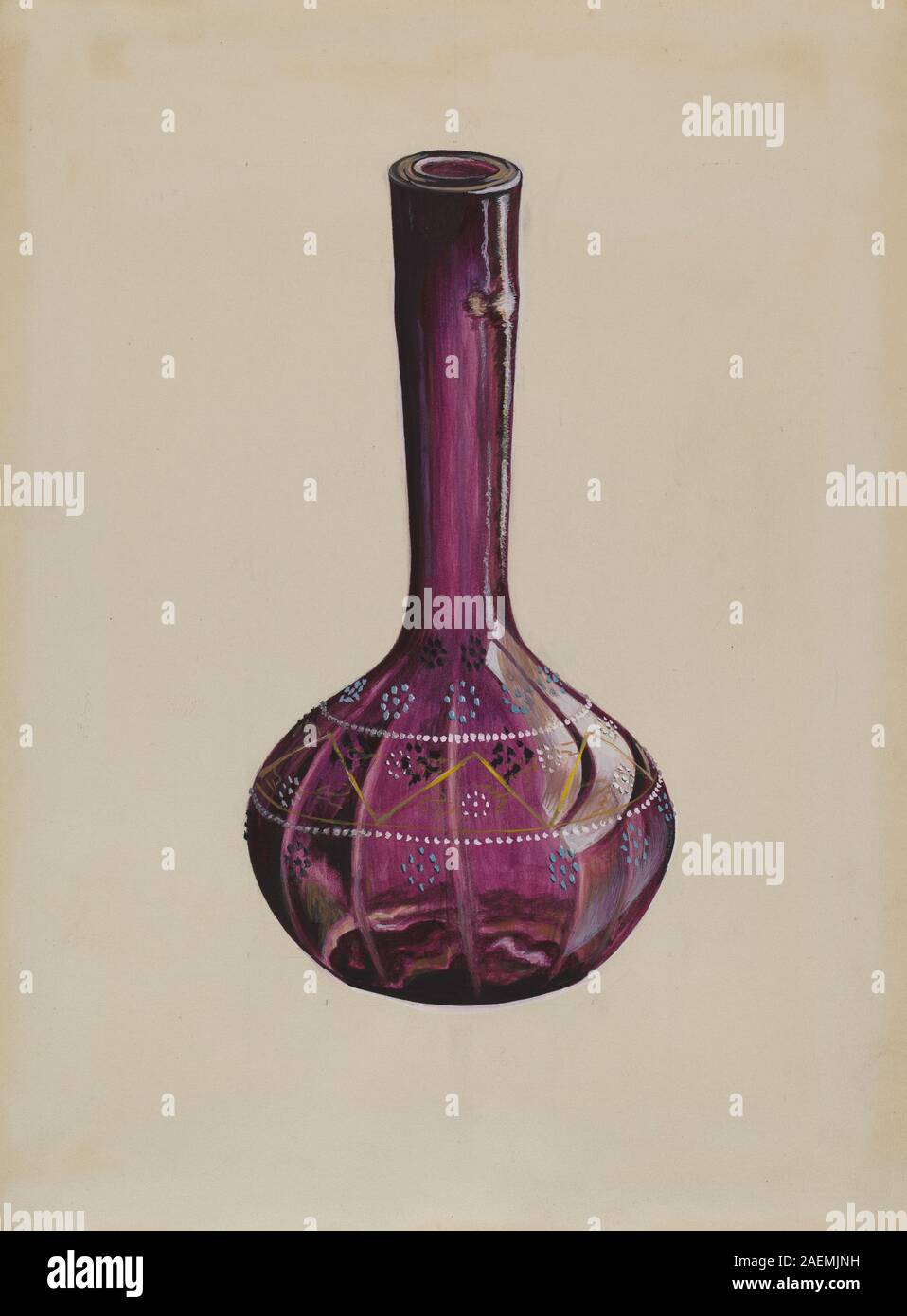 Robert Stewart, Barber Bottle, c 1936, Barber Bottle; circa 1936 date ...