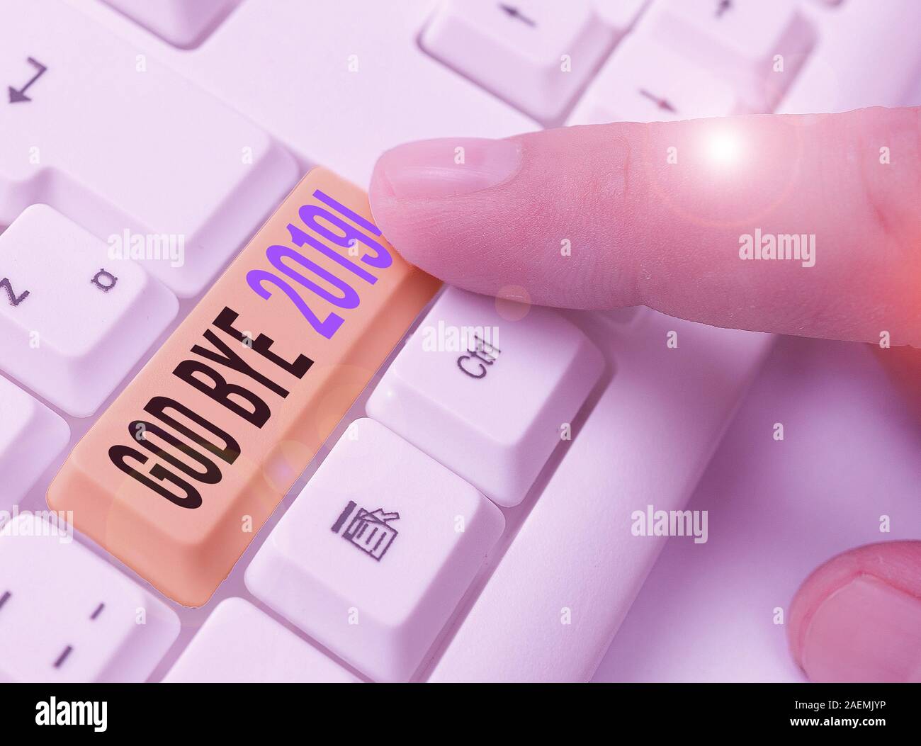 Conceptual hand writing showing God Bye 2019. Concept meaning express ...