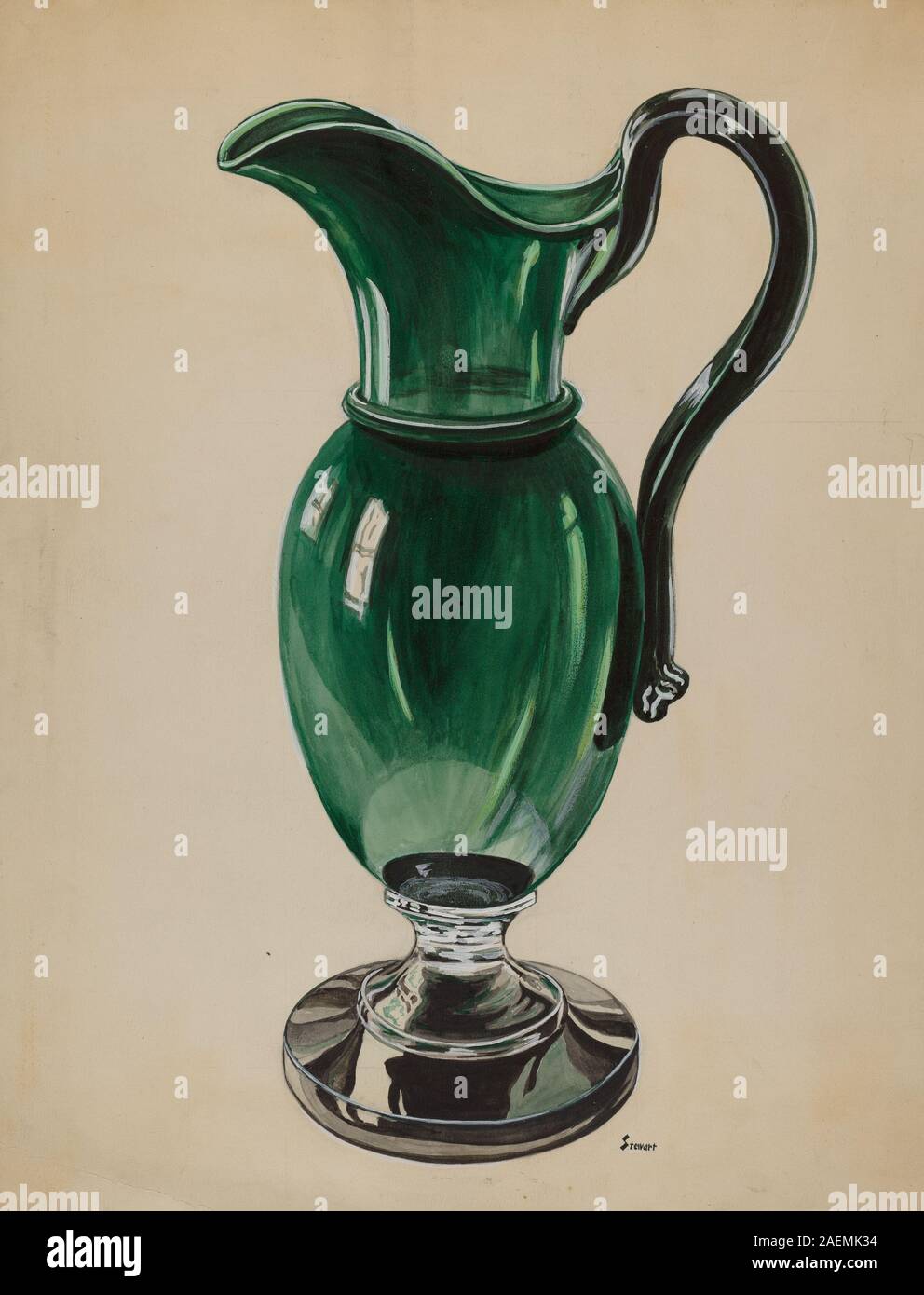 Robert Stewart, Pitcher, c 1936, Pitcher; circa 1936 date Stock Photo ...