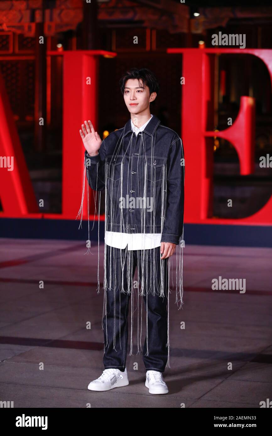 Chinese singer and rapper Fan Chengcheng attends the Valentino Haute ...