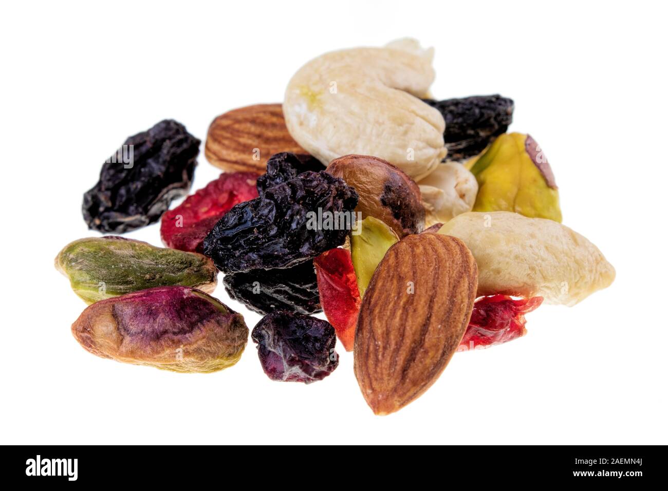 Trail Mix of nuts and dried fruits make a great snack food for ...