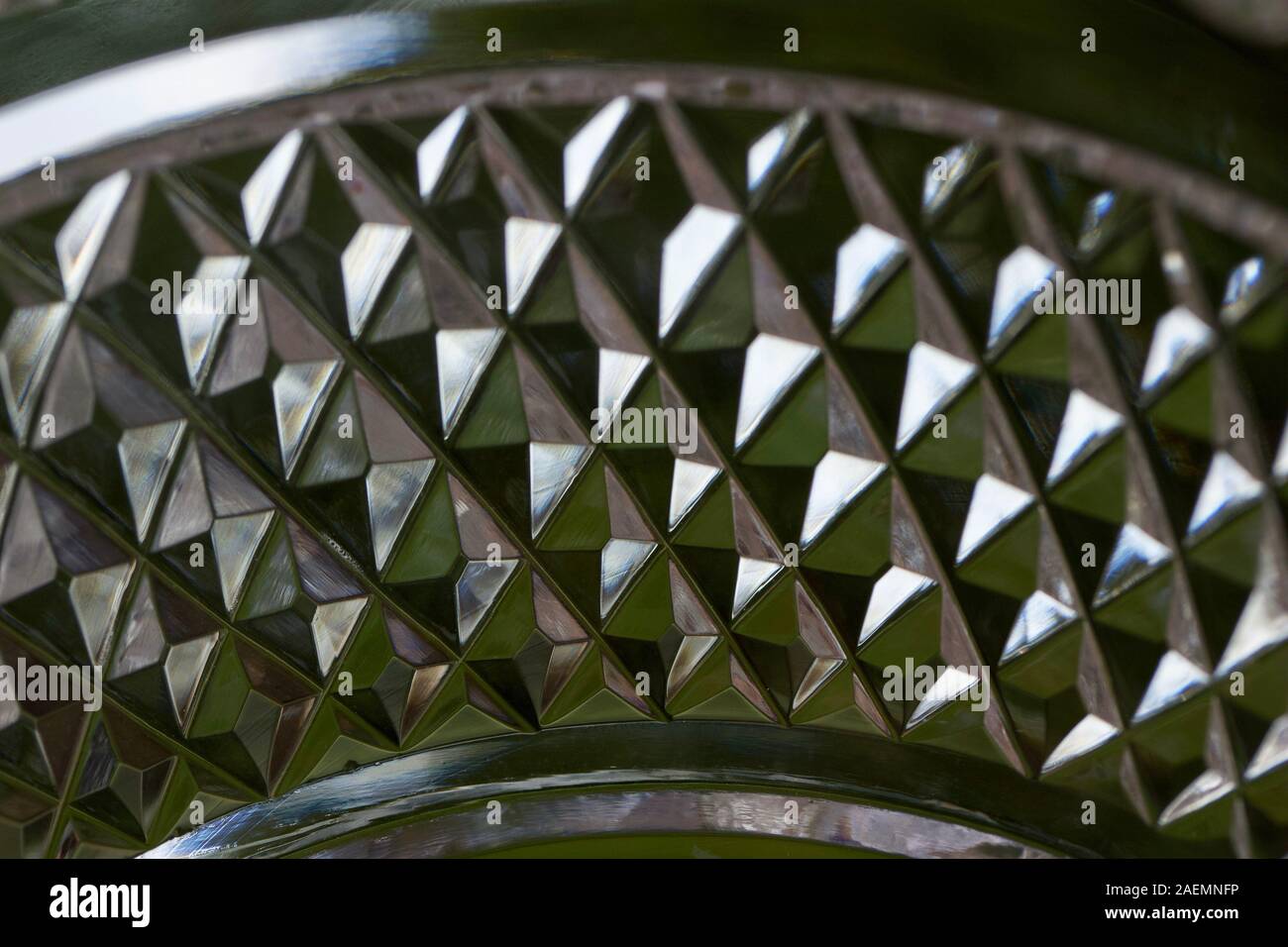 Macro abstract texture background of sparkling hand-cut lead crystal ...