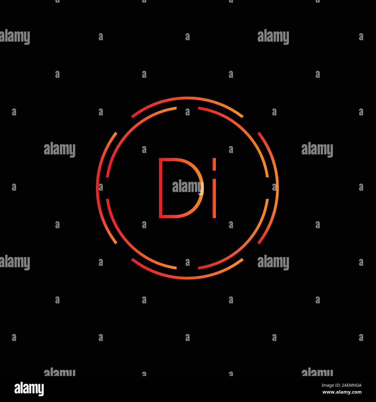Initial DI Letter Logo With Creative Modern Business Typography Vector ... Initial DI Letter Logo With Creative Modern Business Typography Vector ...