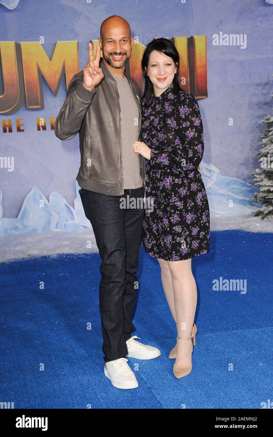 Los Angeles, CA. 9th Dec, 2019. Keegan-Michael Key, Elisa Pugliese at ...