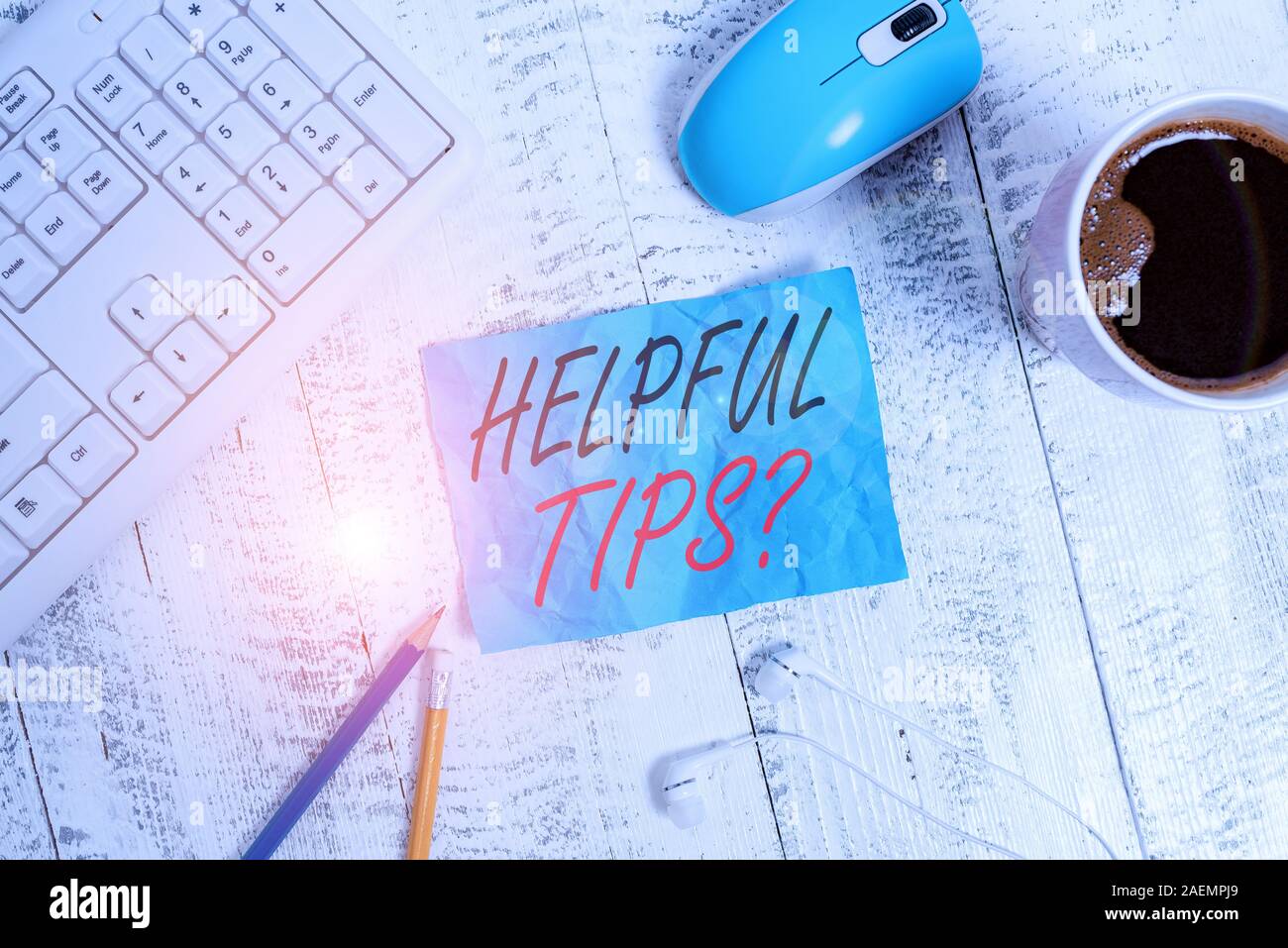 Handwriting text writing Helpful Tips Question. Conceptual photo secret ...