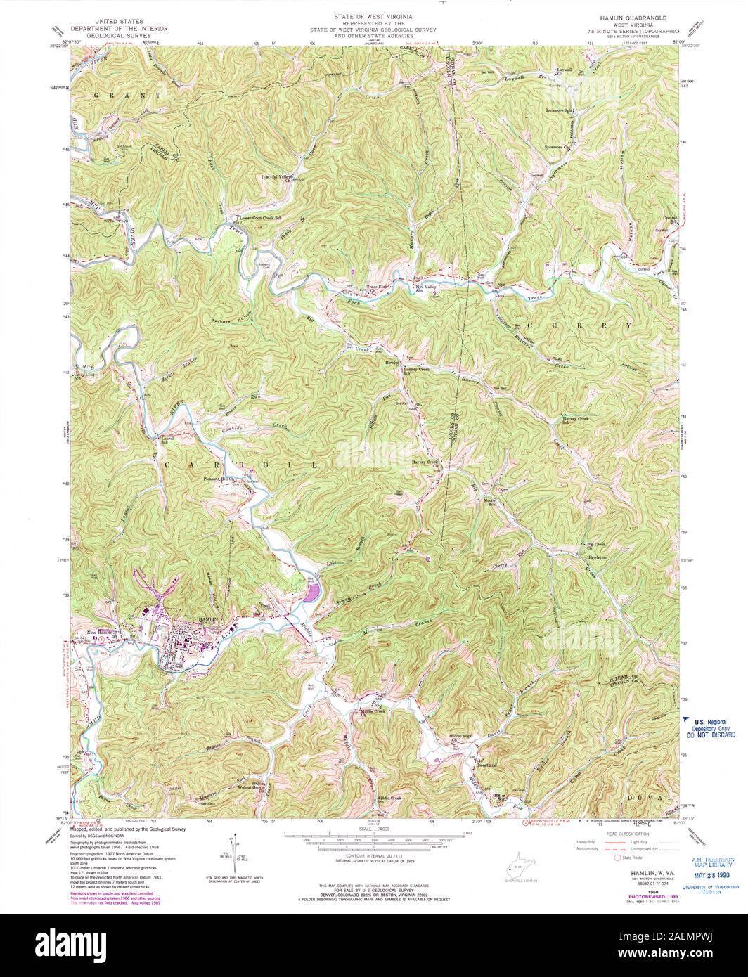 Hamlin map Cut Out Stock Images & Pictures - Alamy