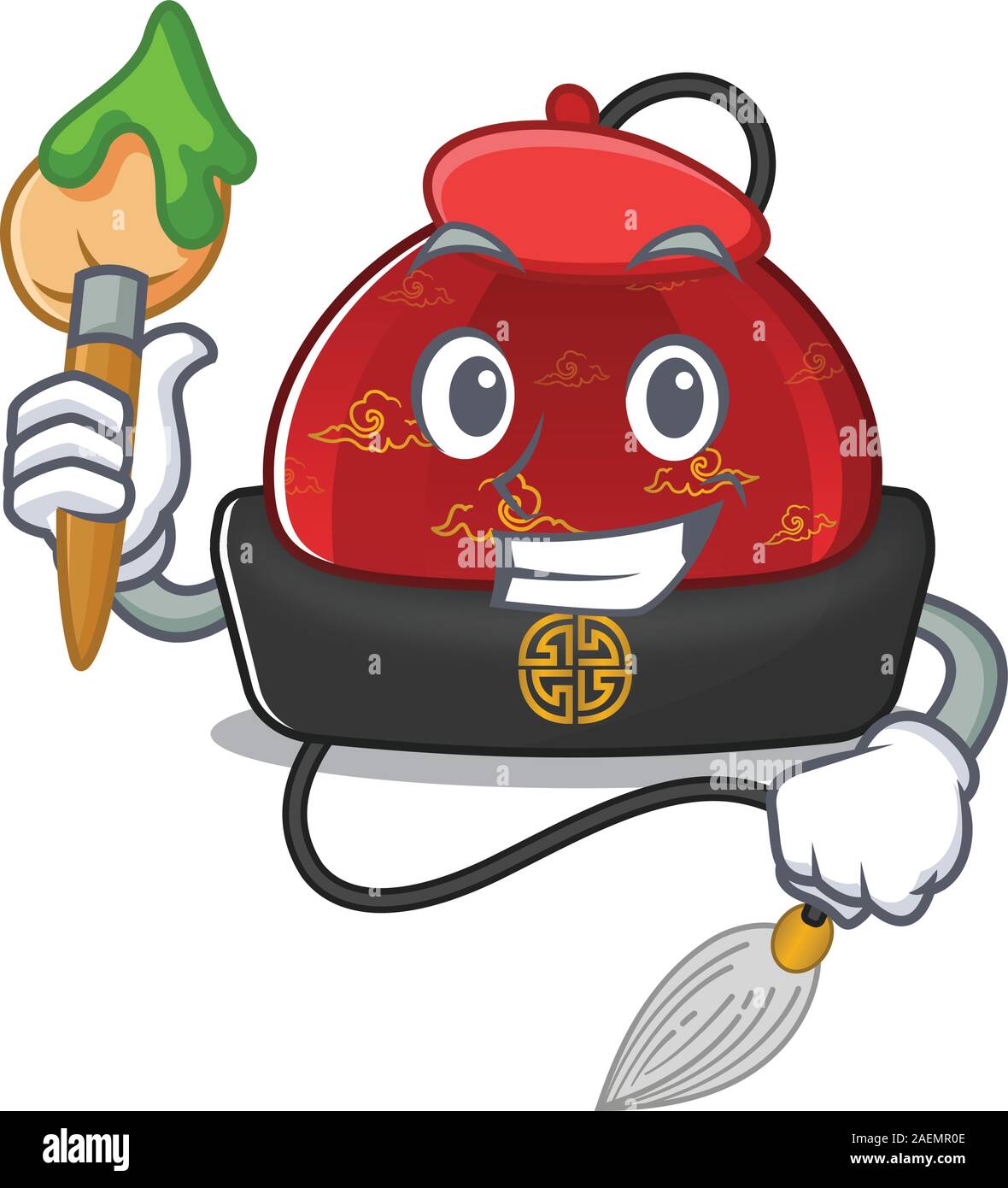 Traditional chinese dress painting Stock Vector Images - Alamy