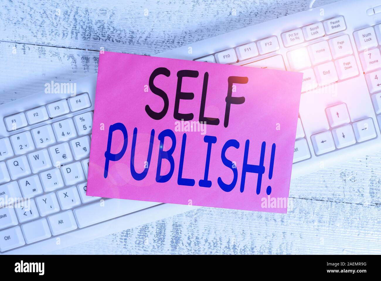 Word writing text Self Publish. Business photo showcasing writer ...